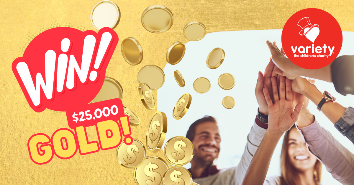 Win a $25,000 in GOLD